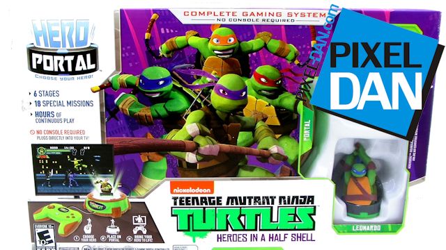 Jakks Pacific Teenage Mutant Ninja Turtles Hero Portal Video Game and ...
